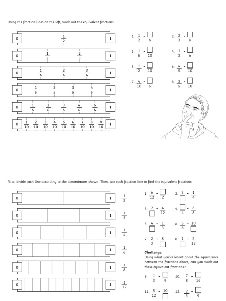 Mastering Equivalent Fractions Worksheet | PDF | Arithmetic | Mathematics