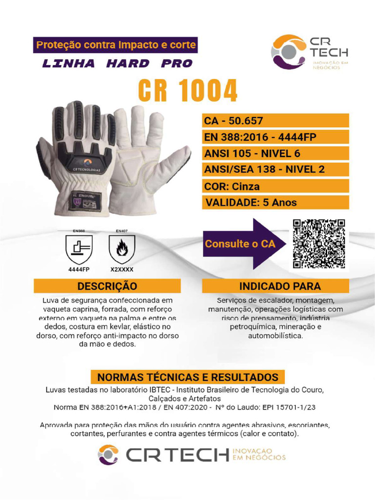 Ficha Técnica CR-1004 | PDF