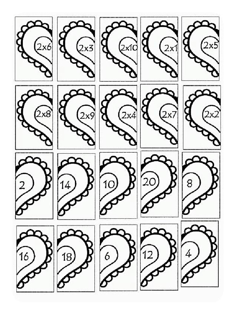 Tabla Del 2 y Del 3 | PDF