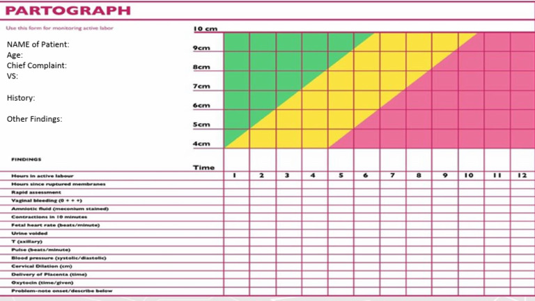 Partograph Form | PDF