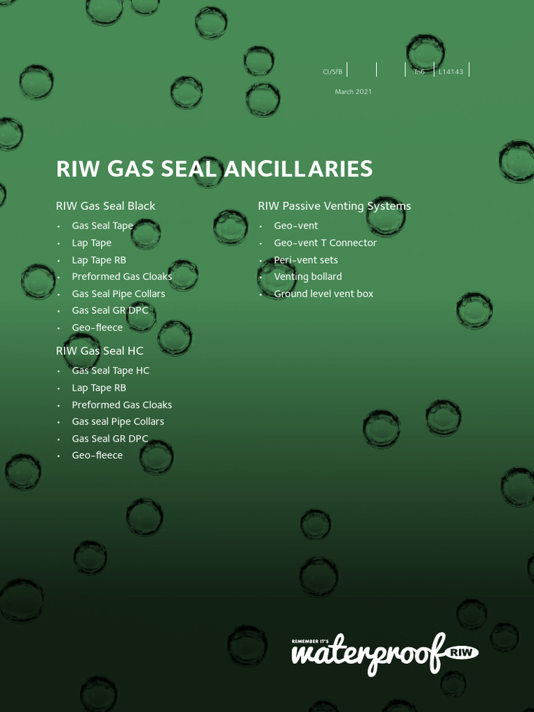 RIW Gas Seal Ancillaries | PDF | Pipe (Fluid Conveyance) | Industrial Processes