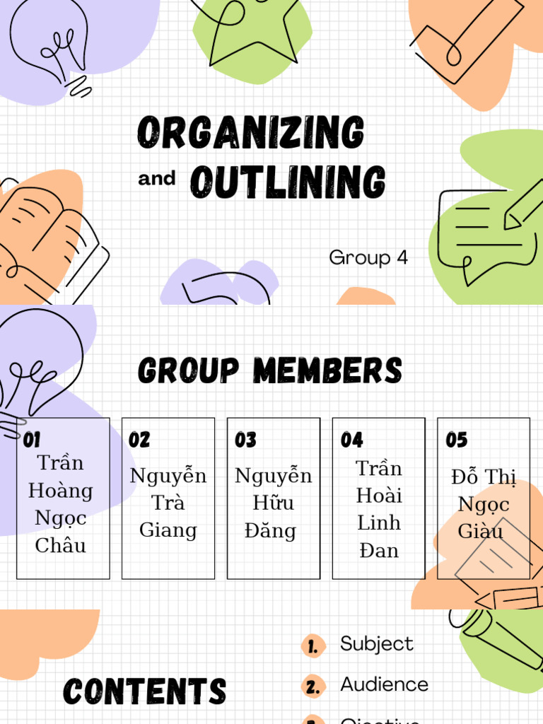 Organizing and Outlining | PDF