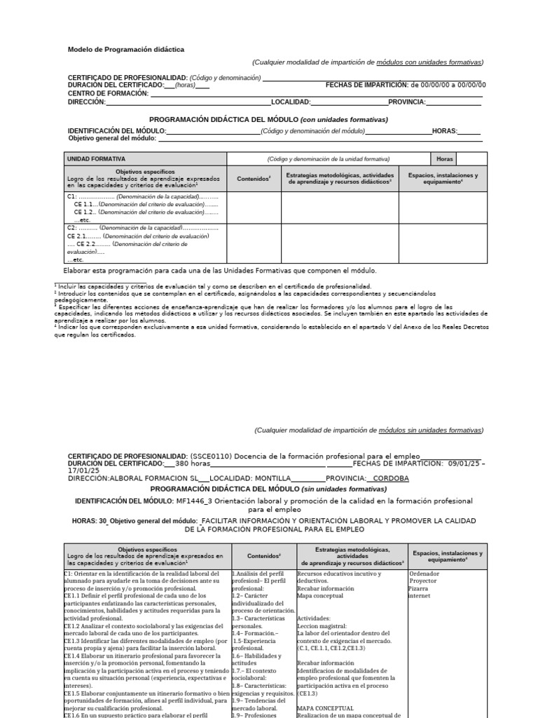 Modelo - de - Programacion - Didactica (2) JOAQUIN SERRANO RUBIO | PDF | Plan de estudios ...
