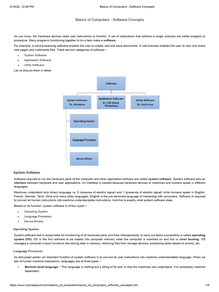 3 Basics of Computers - Software Concepts | PDF | Computer Program | Programming