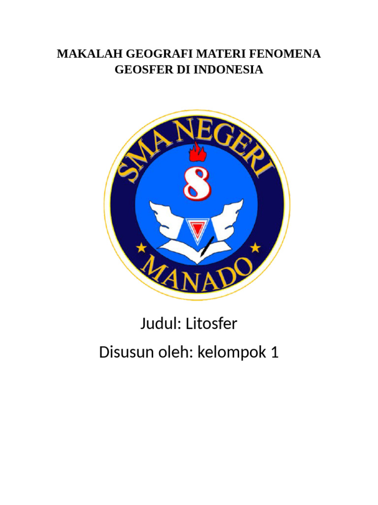 Fenomena Geosfer: Fokus pada Litosfer | PDF