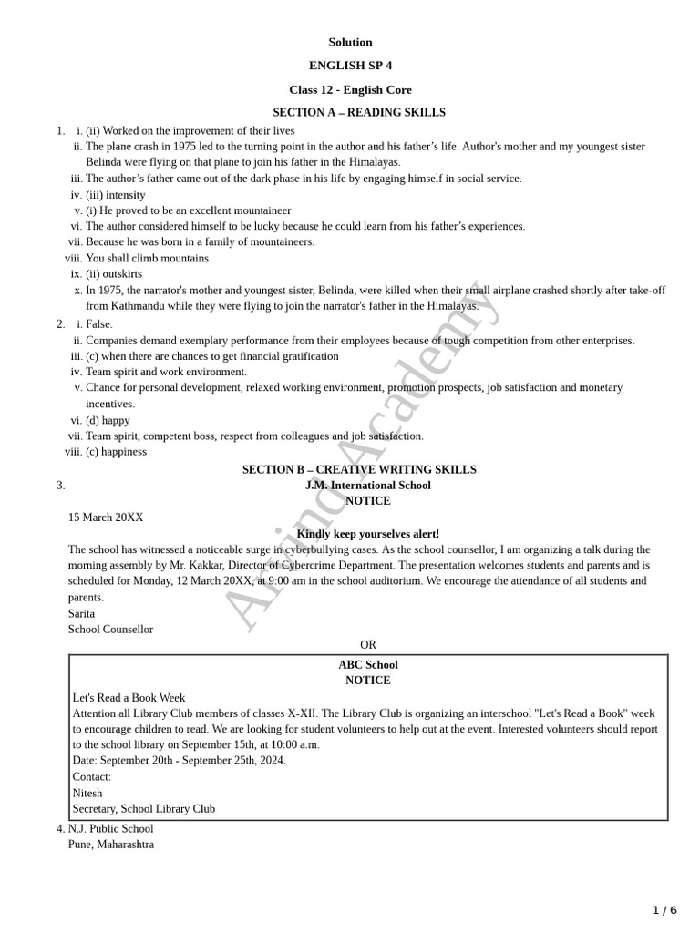 Solution English SP 4 - 49585351 - 2025 - 01 - 22 - 19 - 54 | PDF | Slum