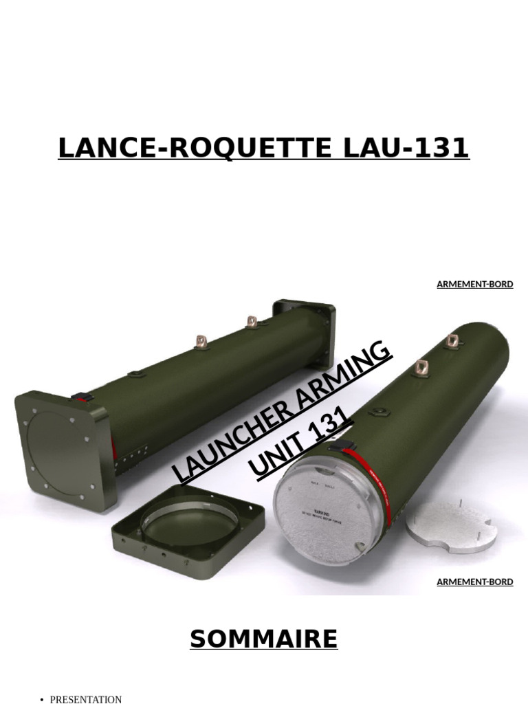 Lance-roquette LAU-131: Caractéristiques et Configuration | PDF ...