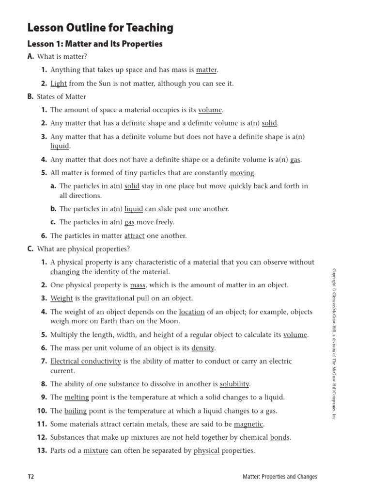 Cheat sheet | PDF | Matter | Chemical Substances