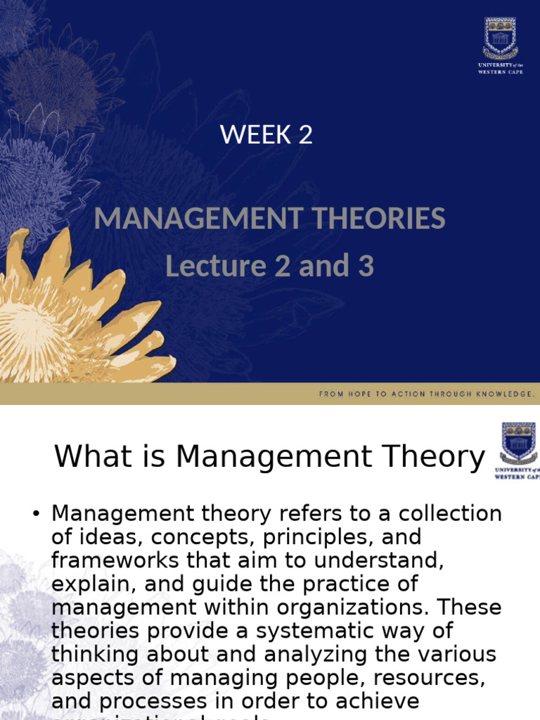 Man 132 - 2024 - Management Theories | PDF | Self Actualization ...