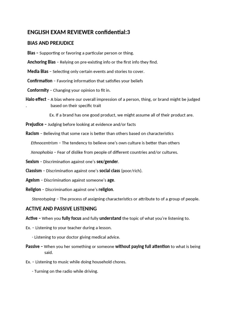 English Exam Reviewer | PDF | Characters In Romeo And Juliet | Social ...