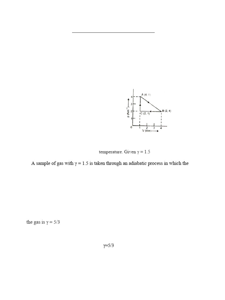 Thermodynamics - Worksheet - New | PDF