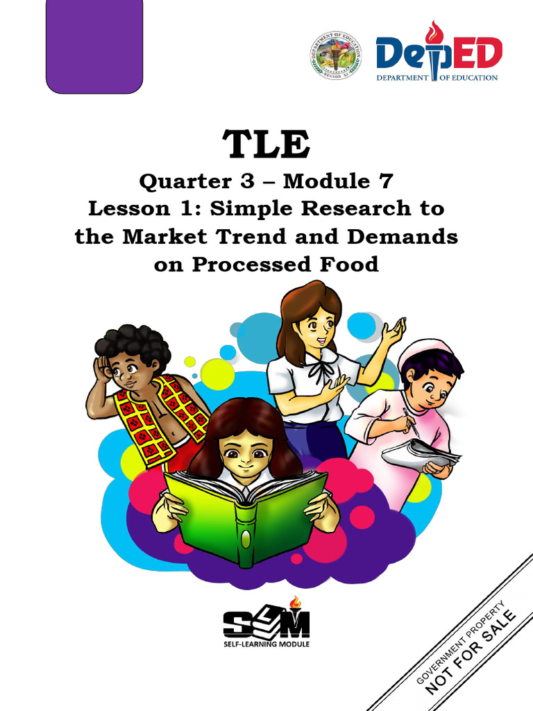 Q3 EPP-TLE 6 Module 7 Lesson 1 | PDF | Learning | Cognition
