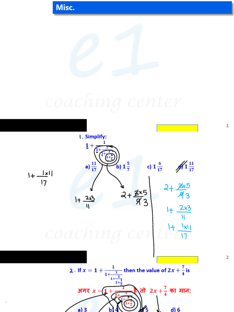314) 04 Simplification Class 04 - PDF | PDF
