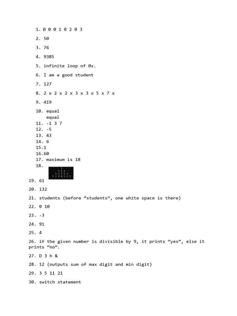 Pscp Mid Answers | PDF