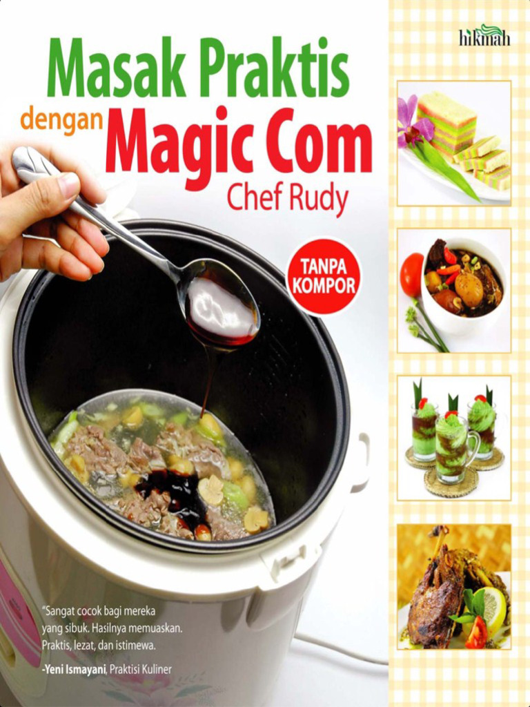 Masak Praktis Dengan Magic Com Chef Rudy | PDF