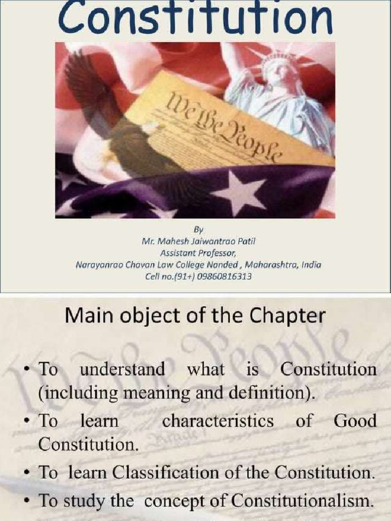 Importance of The Constitution | PDF