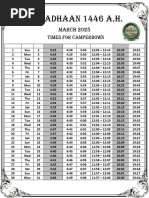 School Bell Schedule Timings | PDF