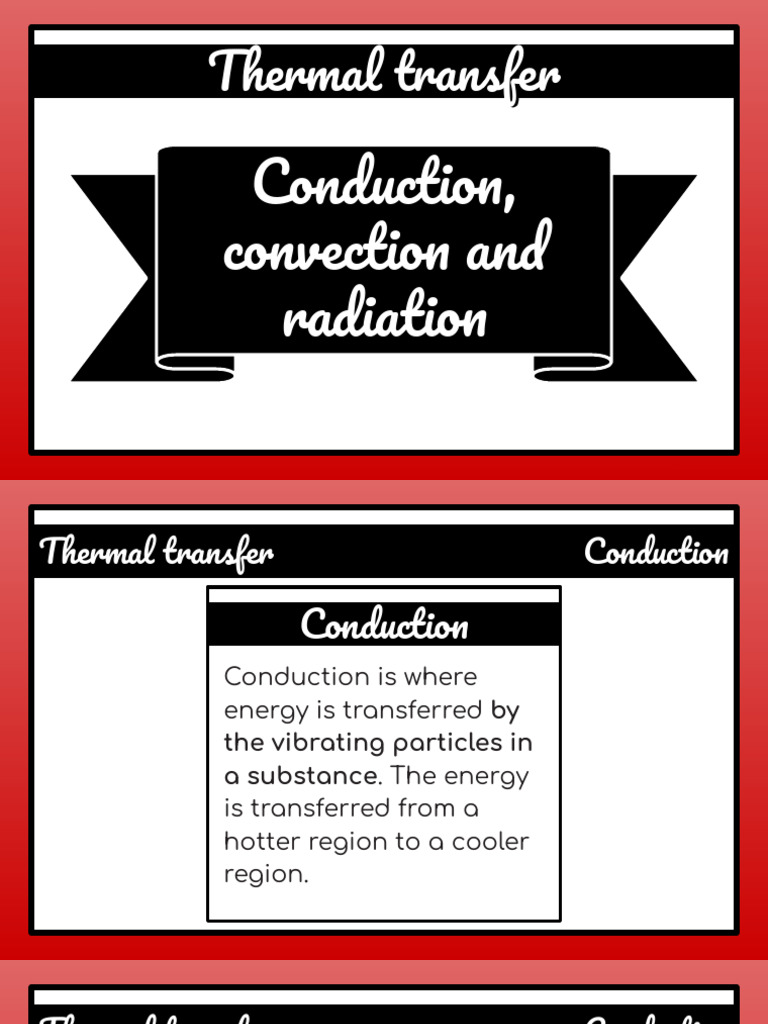 Understanding Thermal Transfer Methods | PDF | Thermal Conduction ...