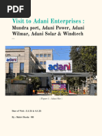 Adani Port Visit for Students Under Udaan | PDF