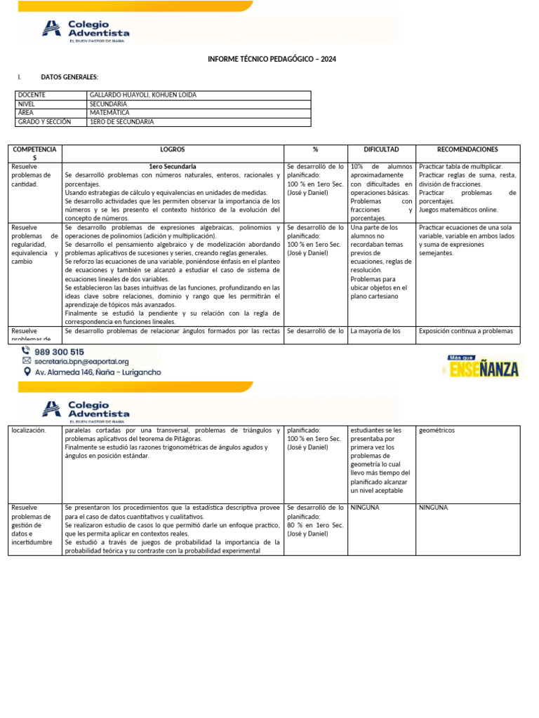 Formato de Itp Cierre de Año 2024 | PDF | Ecuaciones | Variable (Matemáticas)