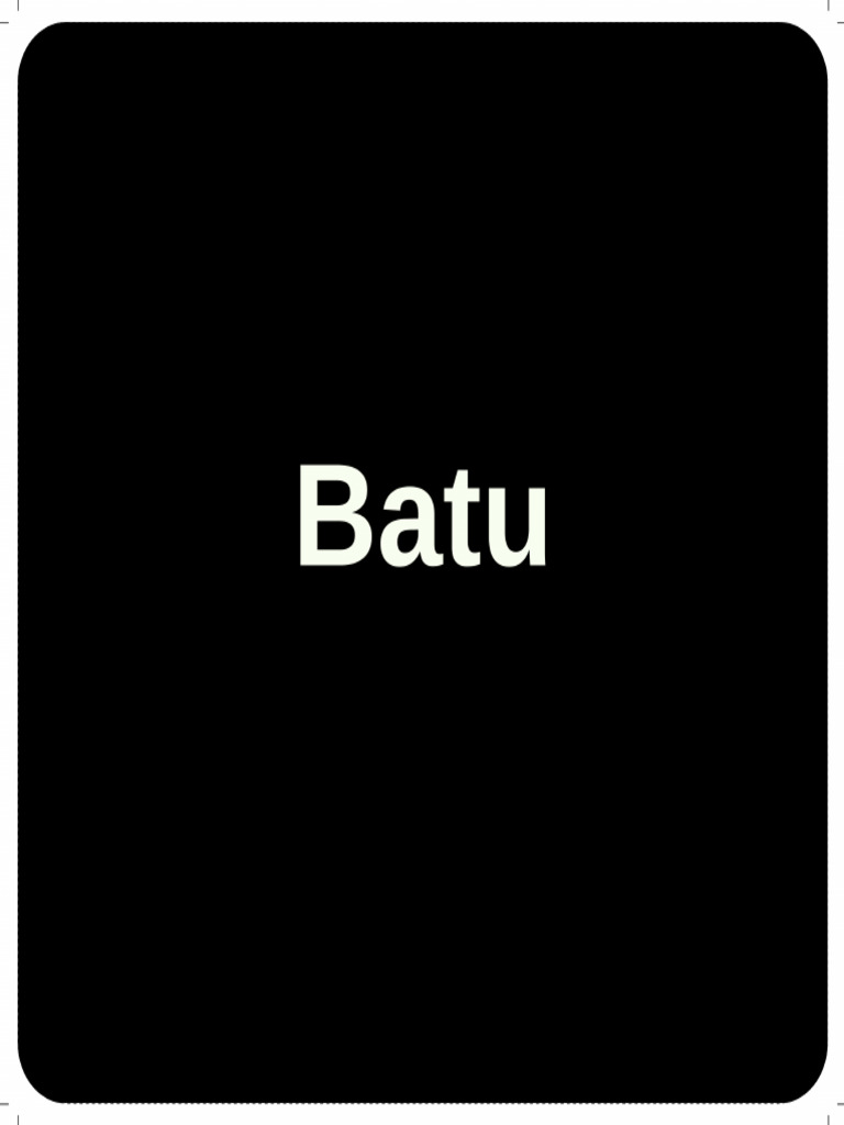 Batu PDF | PDF