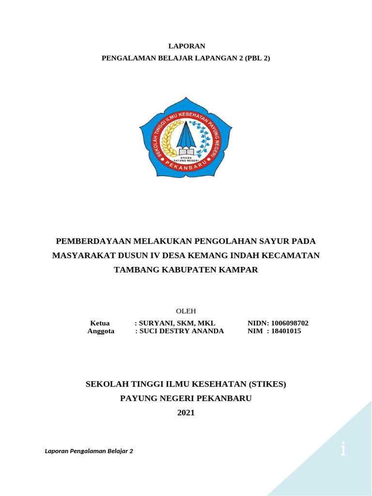 PBL 2 Suci Destry Ananda - 1 | PDF