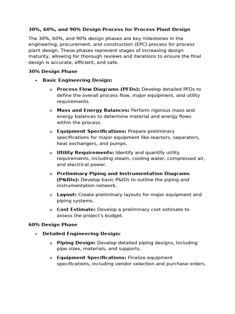 30.60.90.Design process | PDF | Instrumentation | Procurement