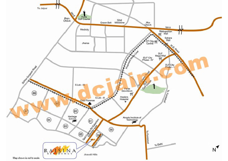 Tata Raisina Residency Location Map | PDF