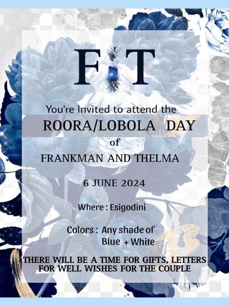 Lobola Program 6 June 2024 | PDF