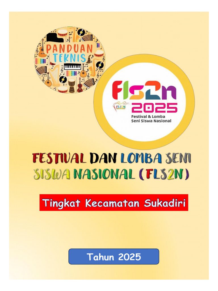 Juknis Osn-Fls2n 2025 Kec. Sukadiri | PDF