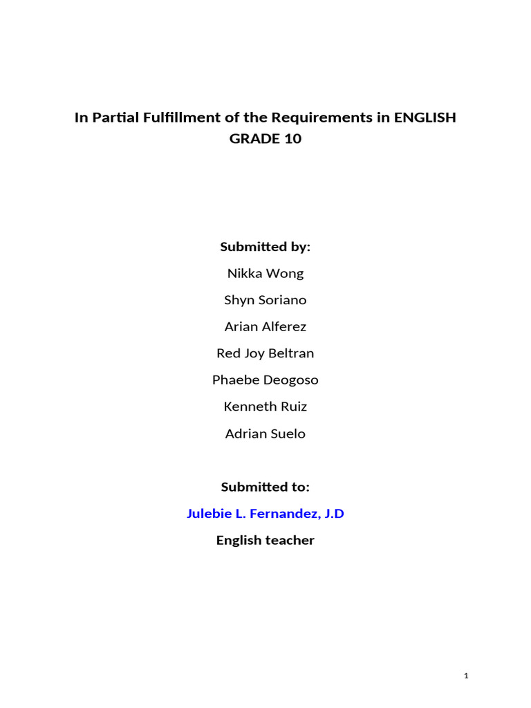 NIKKA WONG RESEARCH PAPER Edited One With Corrections | PDF | Homework ...