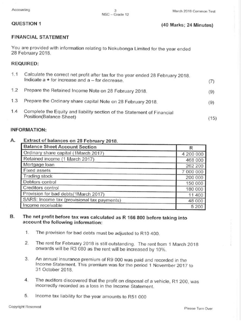 Grade 12 Class Activity | PDF