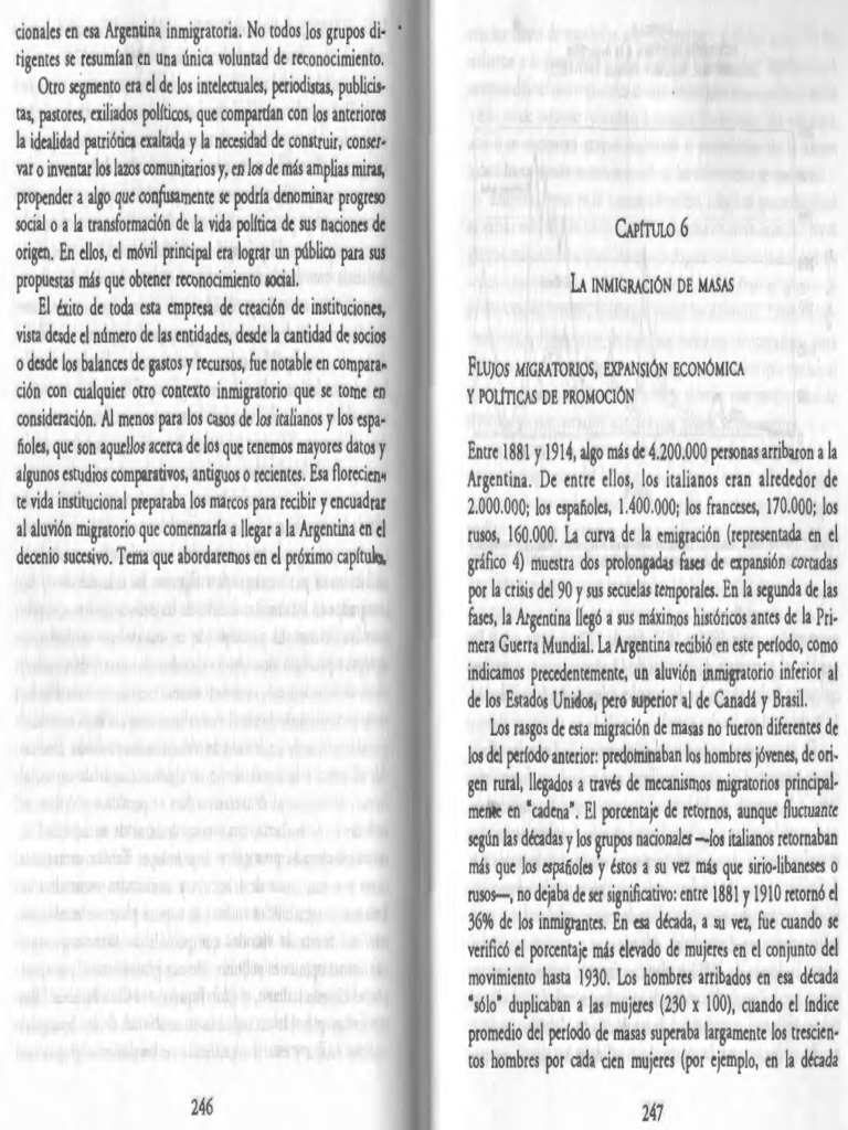 Fernando-Devoto-Historia-de-la-inmigracion-_de_masas | PDF | Inmigración | Migración humana