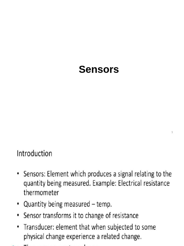 L3 Mechatronics Systems-Sensors | PDF | Data Acquisition | Mechatronics