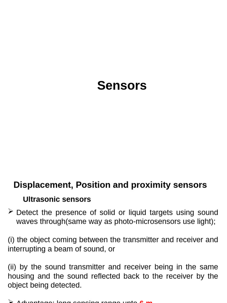 L5 Mechatronics Systems-Sensors Mod | PDF | Magnetic Field | Inductor