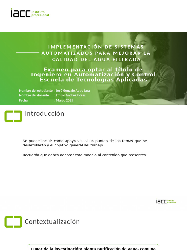 Plantilla Examen Pro Jose Aedo | PDF