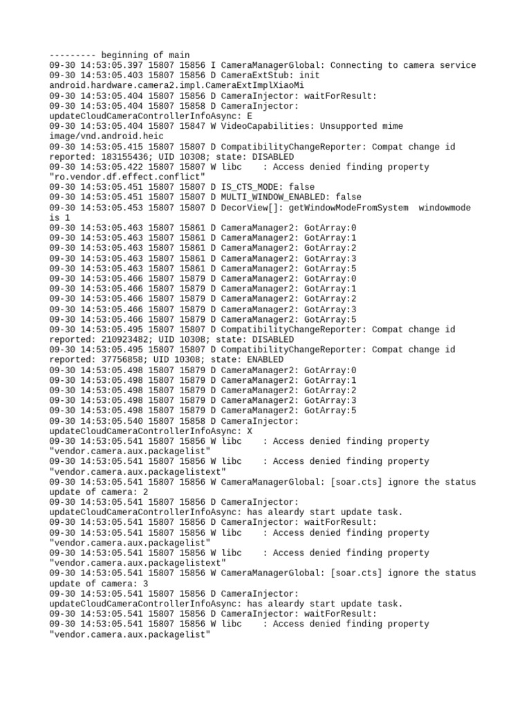 Log Cat 1727686385217 | PDF | Computing | Software