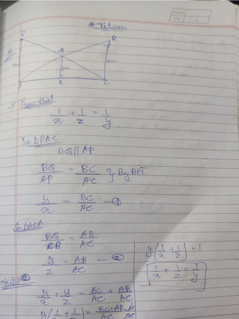 Class 10 Geometry | PDF