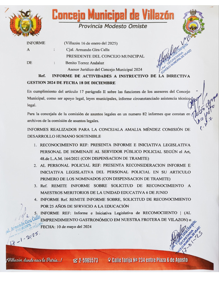 Informe Doc. Benito | PDF