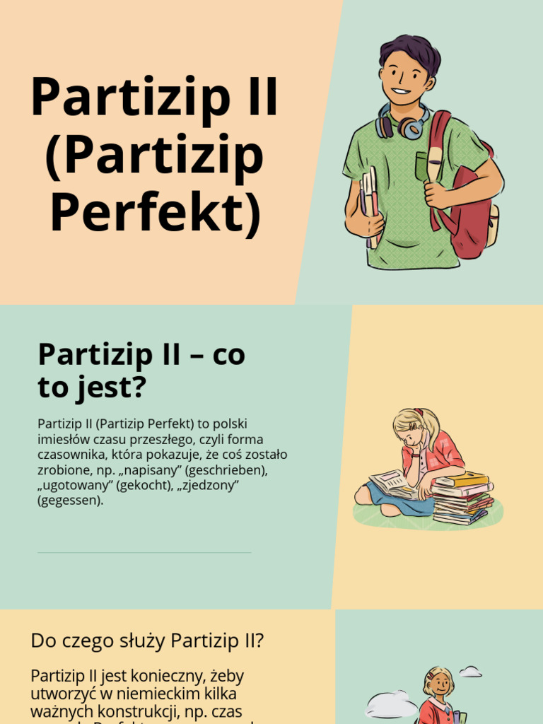 Partizip II (Partizip Perfekt) - 20250210 - 144126 - 0000 | PDF