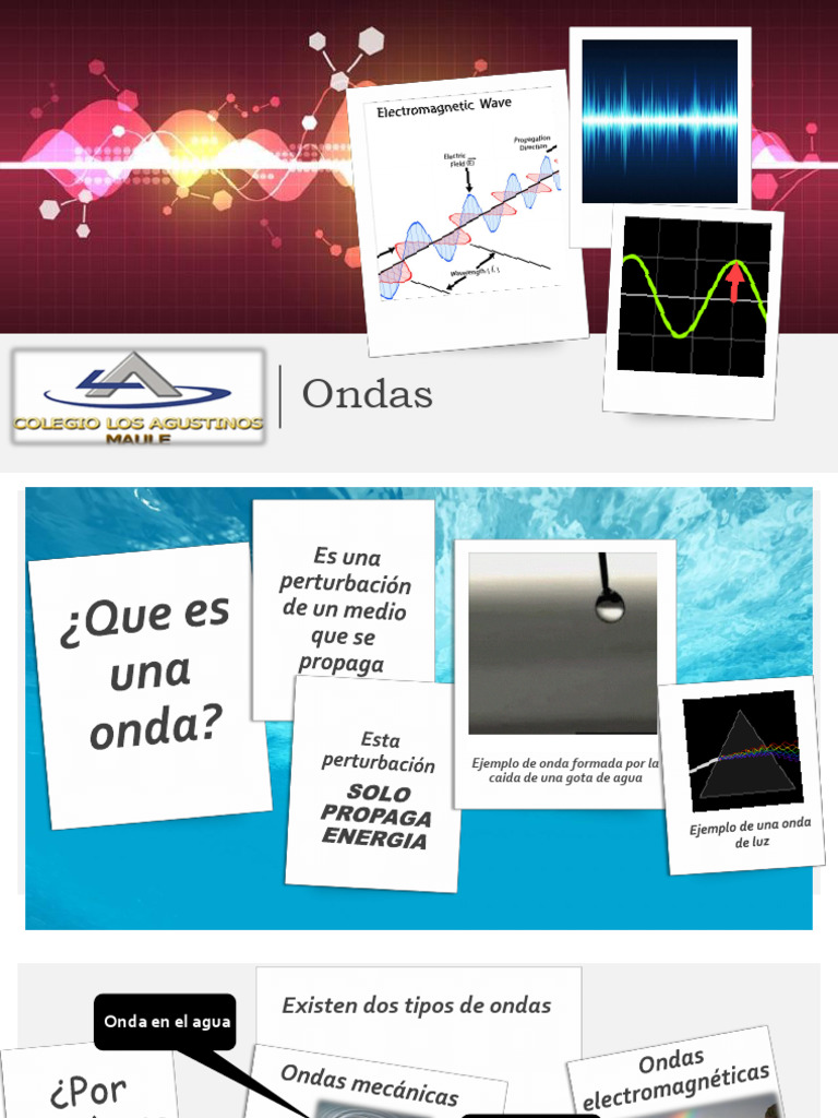 Tipos y características de ondas | PDF | Olas | Sonido