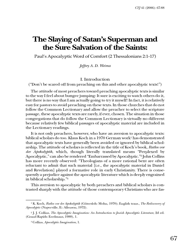 Calvin University - Https - WWW - Calvin.edu - PDF - The Slaying of ...