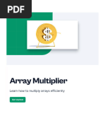 4x4 Array Multiplier Design Techniques | PDF | Multiplication | Logic Gate