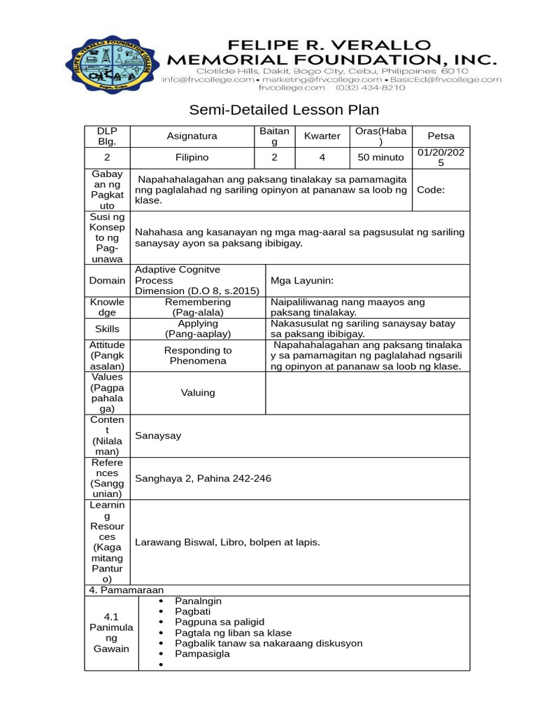 Filipino DLP Grade 2 | PDF