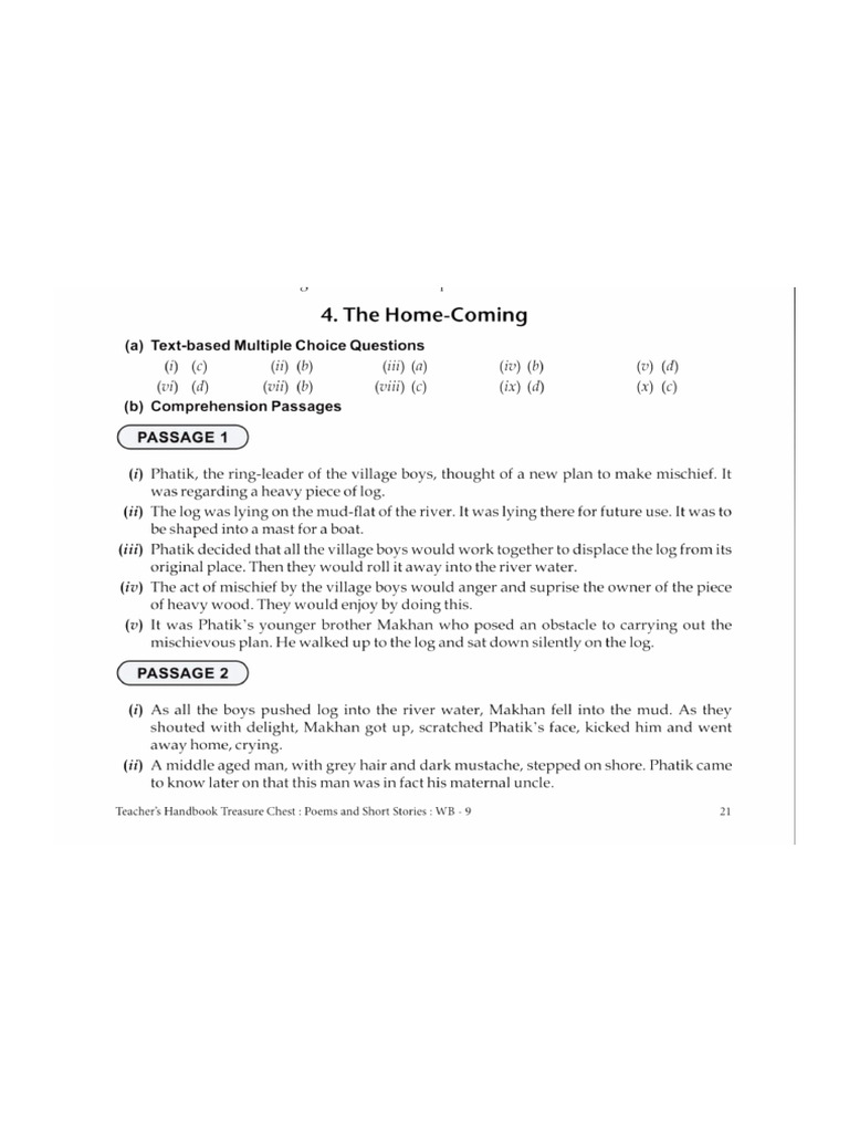 Homecoming Notes | PDF
