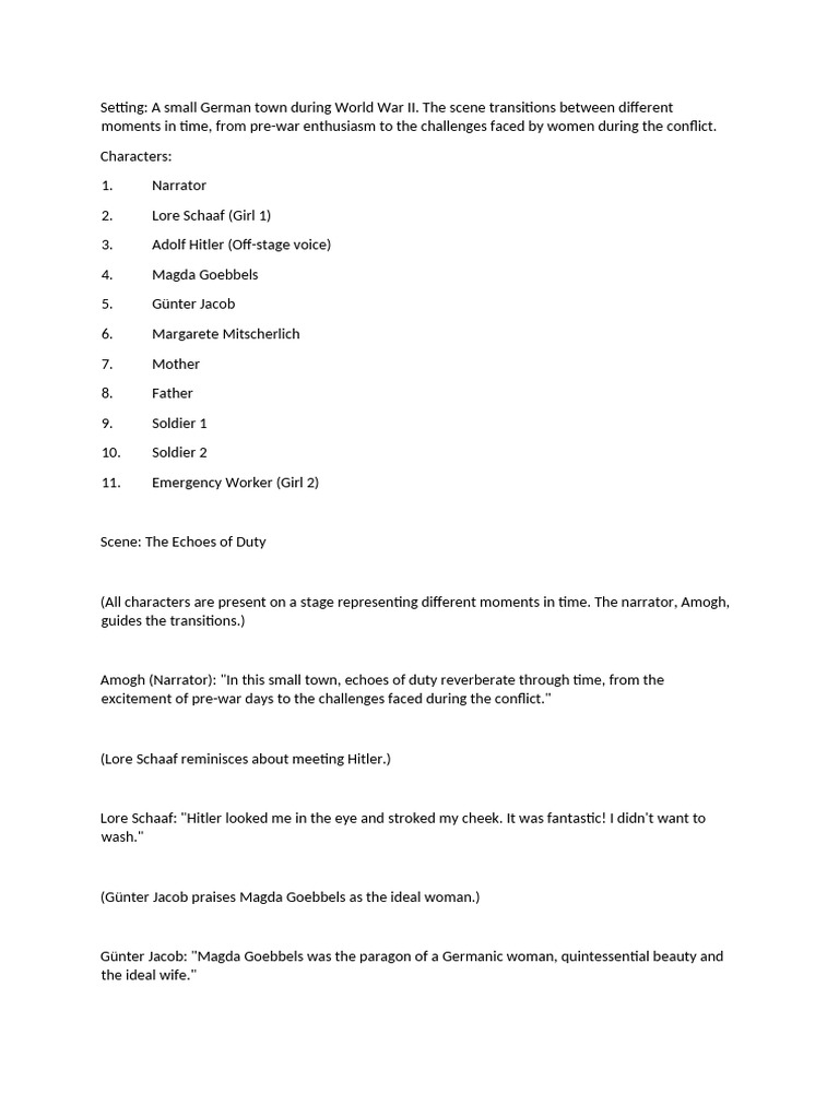 hitler activity skit[1] | PDF