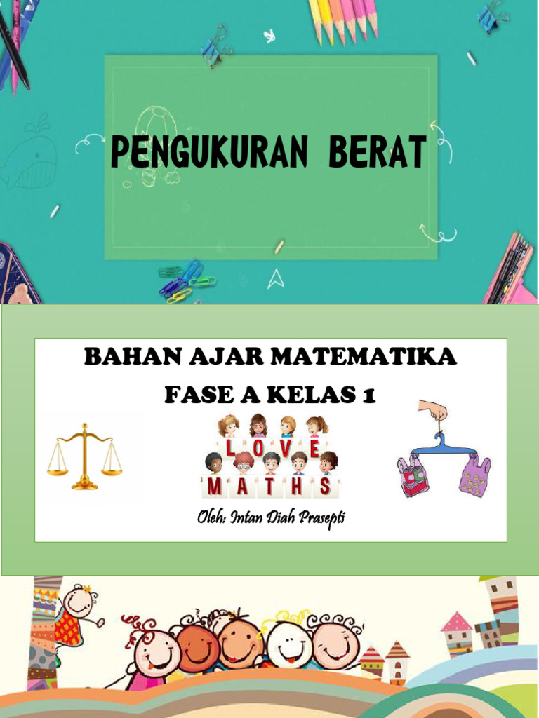 BAHAN AJAR KELAS 1 - Intan Diah Prasepti | PDF