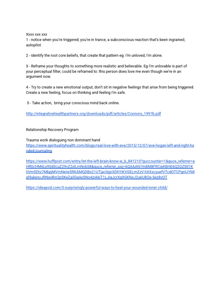 Coping Tools 4 | PDF