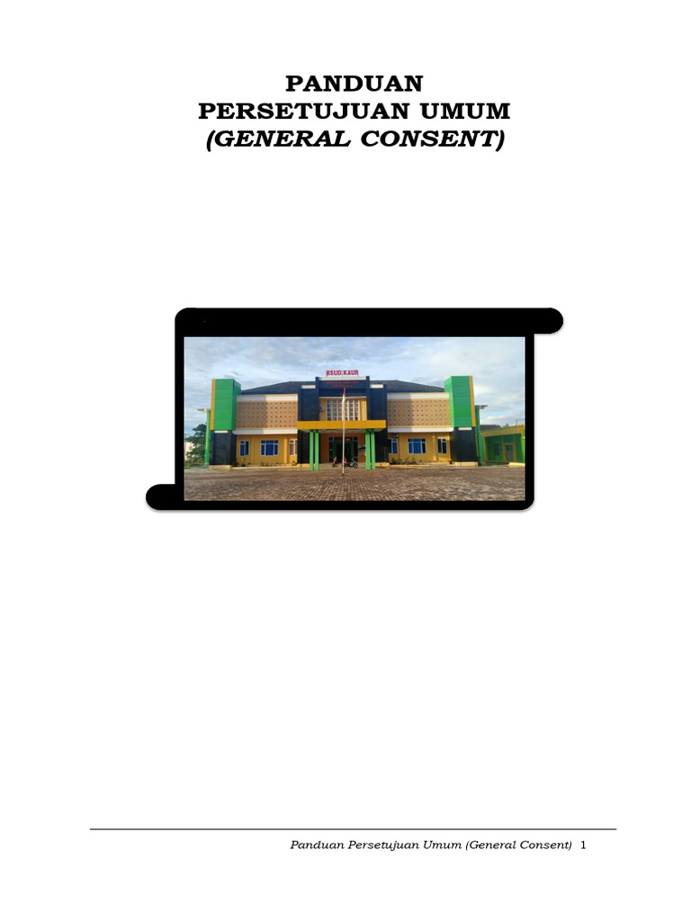 A) Panduan Persetujuan Umum | PDF