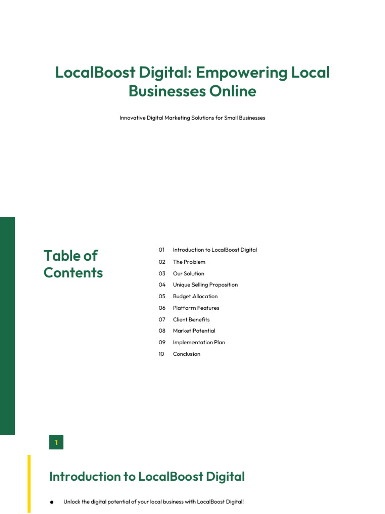 Localboost Digital: Empowering Local Businesses Online | PDF | Digital Marketing | Marketing